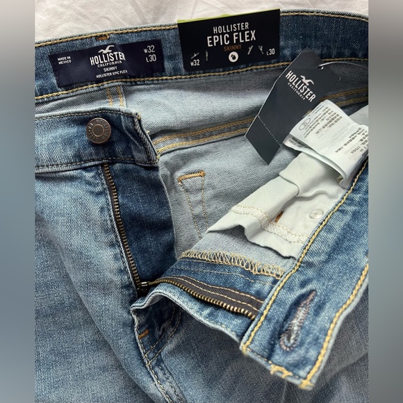 Hollister | Jeans | New Hollister Epic Flex Skinny Light Blue Jeans | Poshmark